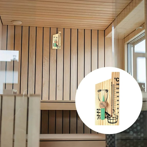 Wooden Sauna Timer Wall Mounted Classic Heat Sand Clock For Sauna Steam ...