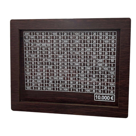 Wooden Savings Box with Lock - 2026 New Year Savings Challenge Box ...