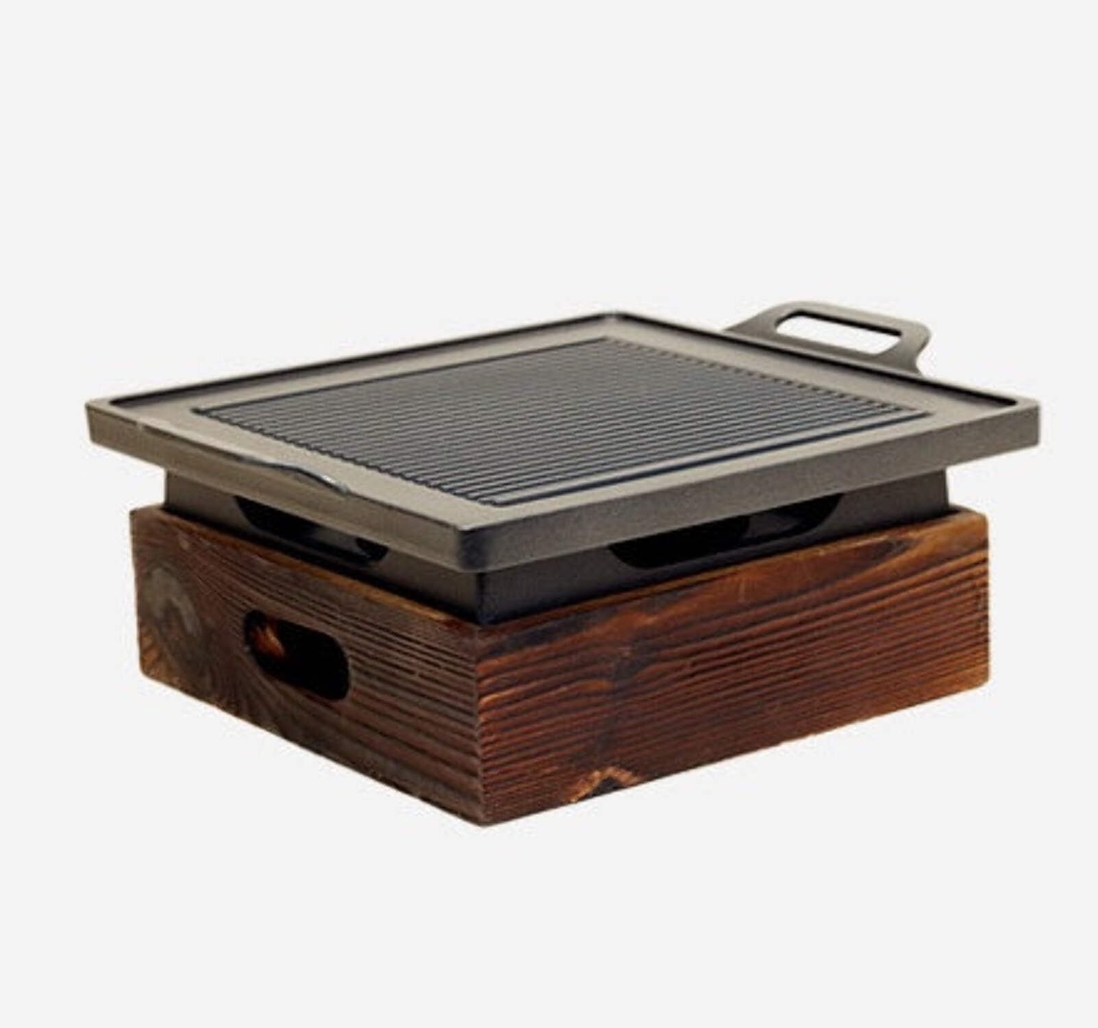 Wooden Seat Korean Style Grill Pan Grill Household Smokeless - Walmart.com