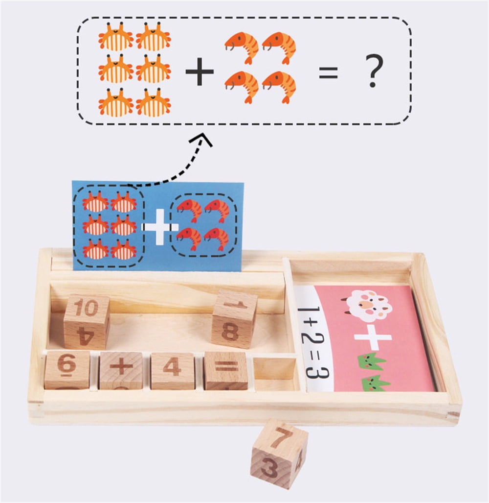Wooden See and Spell Learning Toy, Montessori Matching Alphabet Letter ...