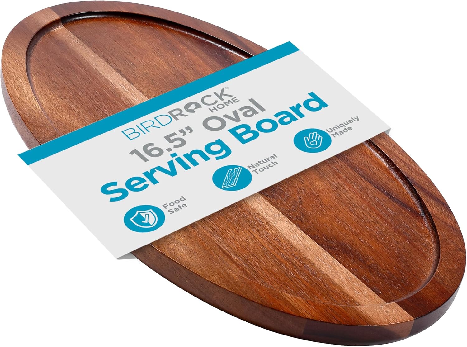 Wooden Serving Board with Handle - Charcuterie, Appetizers, Kitchen ...