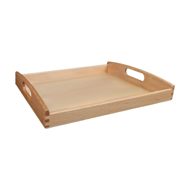 Wooden Serving Tray with Handles Unfinished Decorative Trays Crafts ...
