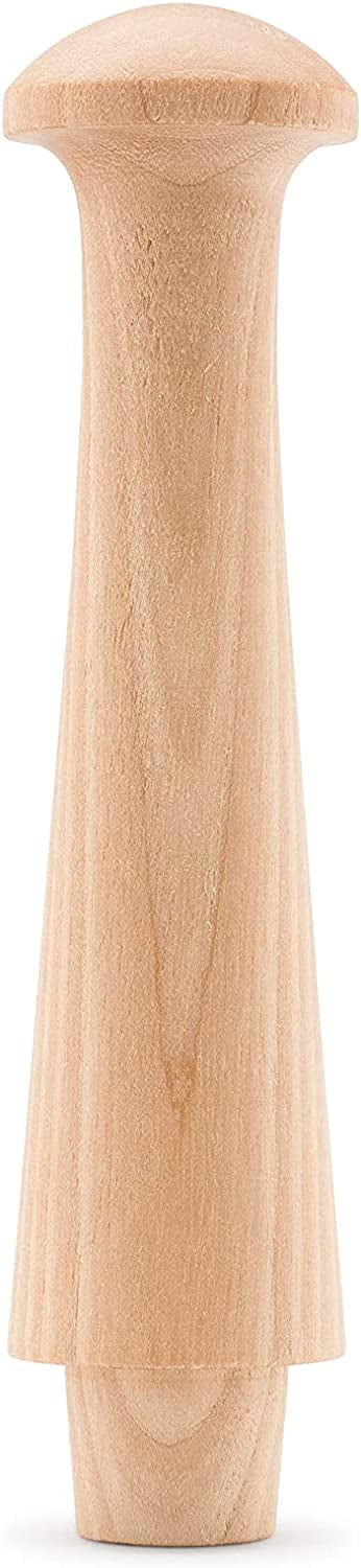 Wooden Shaker Pegs 3-1/2-inch w/ 1/2-inch Tenon, Pack of 10 DIY Wooden ...