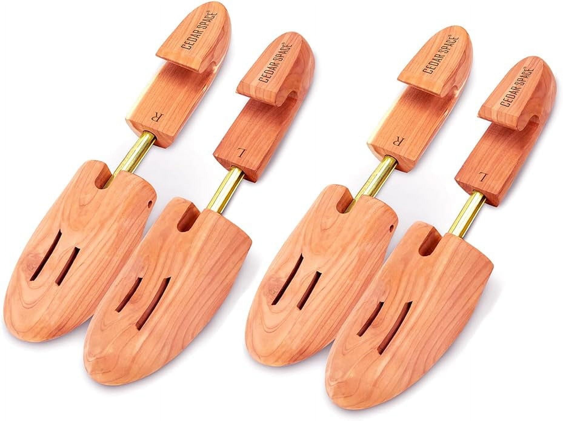 Wooden Shoe Stretcher Tree, 6.5-11.5 Sizes Cedar Wood Shoe Trees,2 PC ...