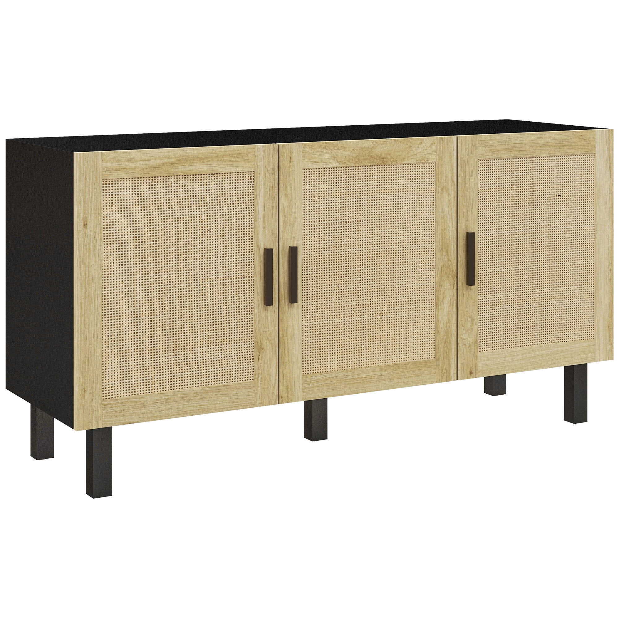 Wooden Sideboards HOMCOM Sideboard Buffet Cabinet, Kitchen Cabinet ...