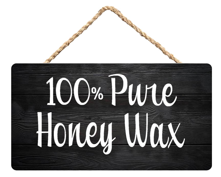 Wooden Sign 100% Honey Wax Wooden Wall Hanging Sign 6X12 Inch - Walmart.com