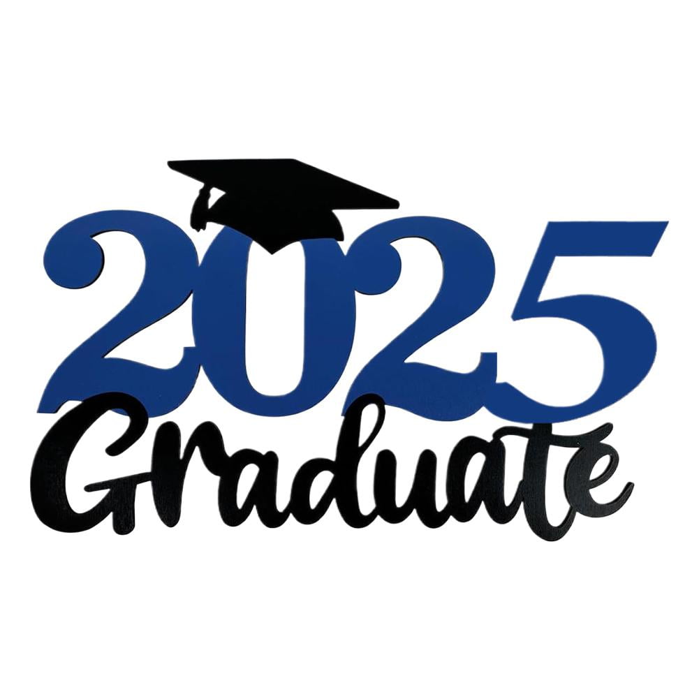 Wooden Sign 2025 Graduation Party Photo Props Wooden Decor Graduation ...