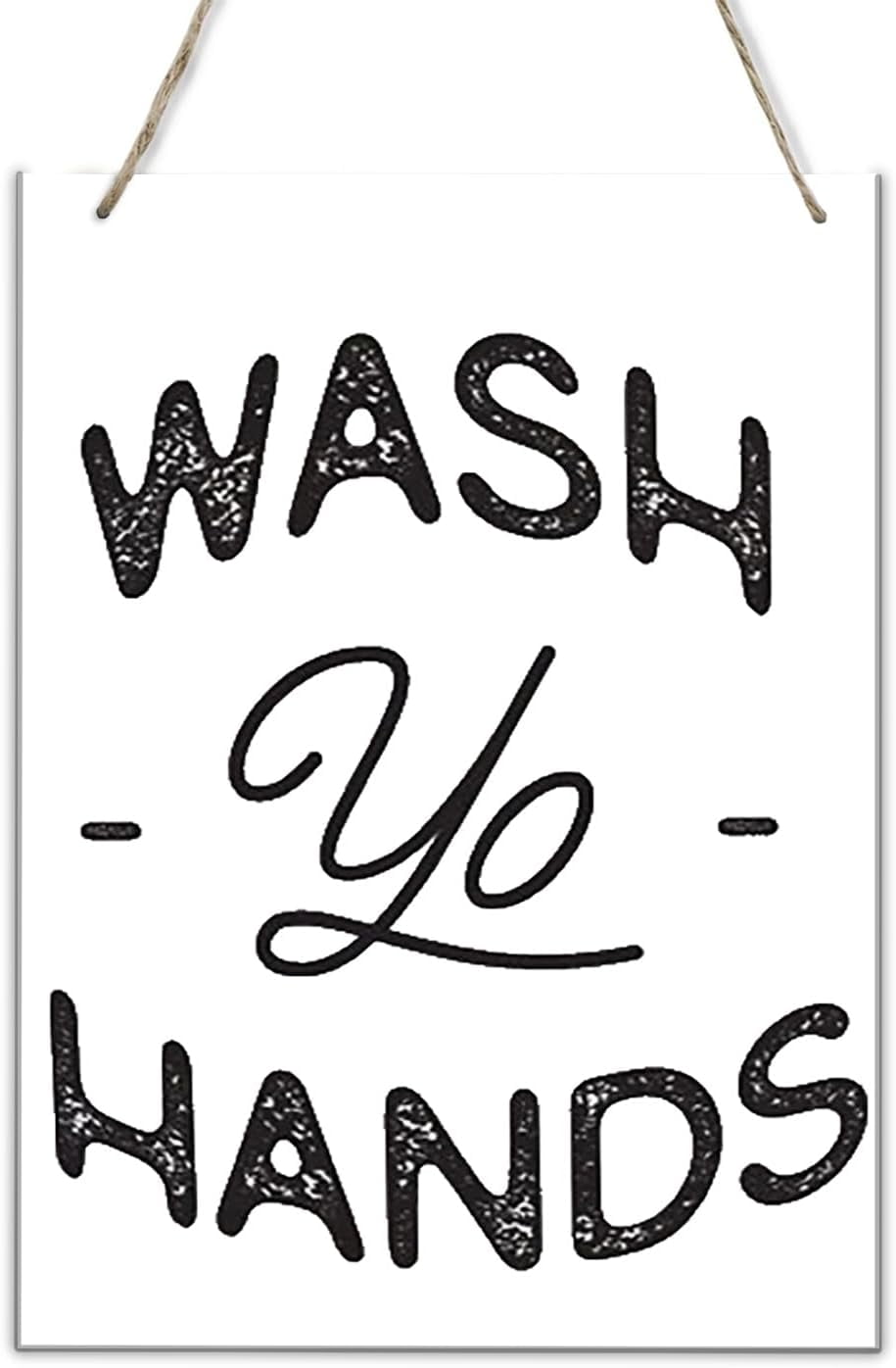 Wooden Sign 8x10 Inch Funny Wash Your Hands Wood Sign Wall Art Decor ...