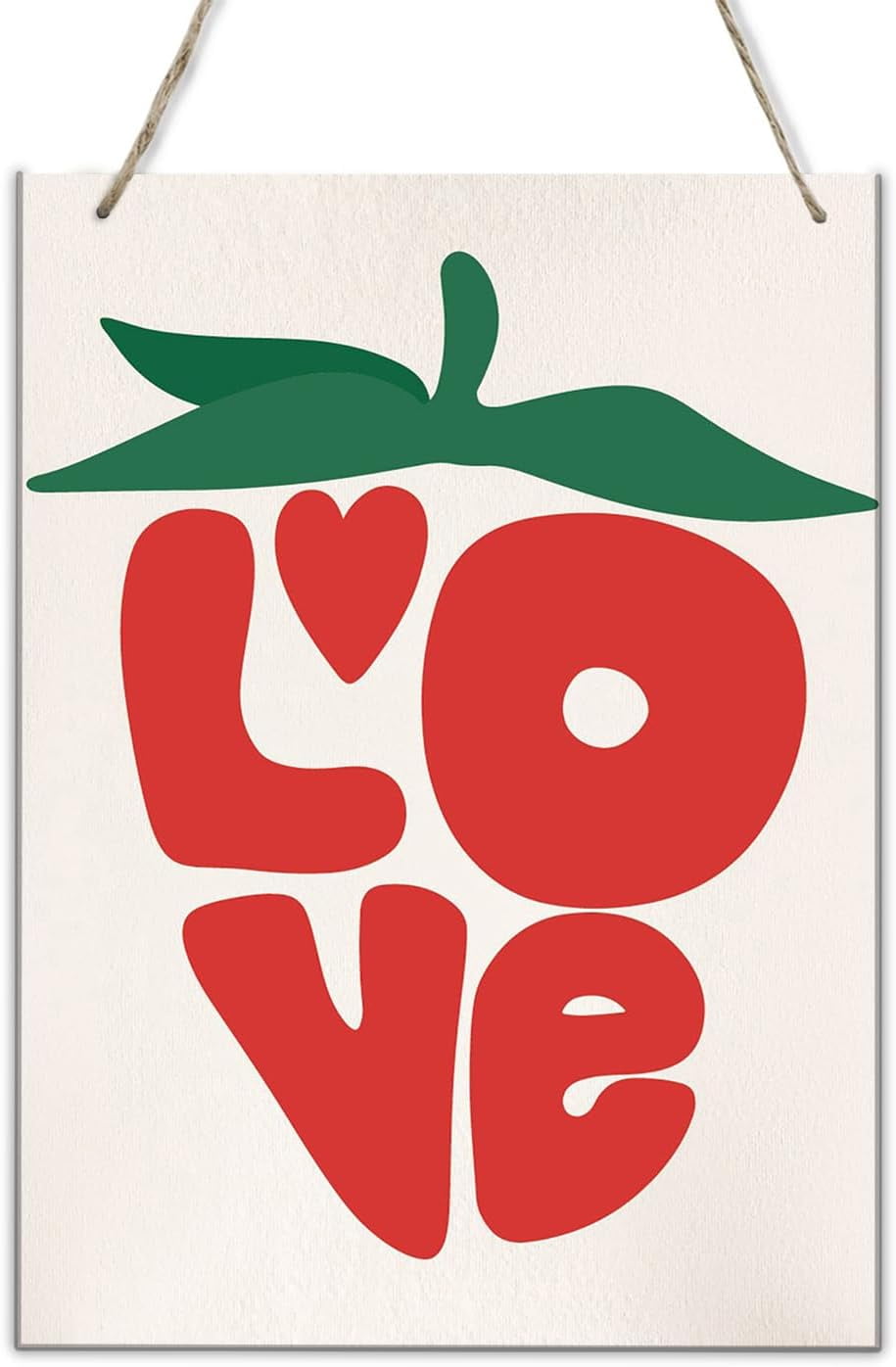 Wooden Sign 8x10 Inch I love strawberry Poster Printable Bathroom Art ...