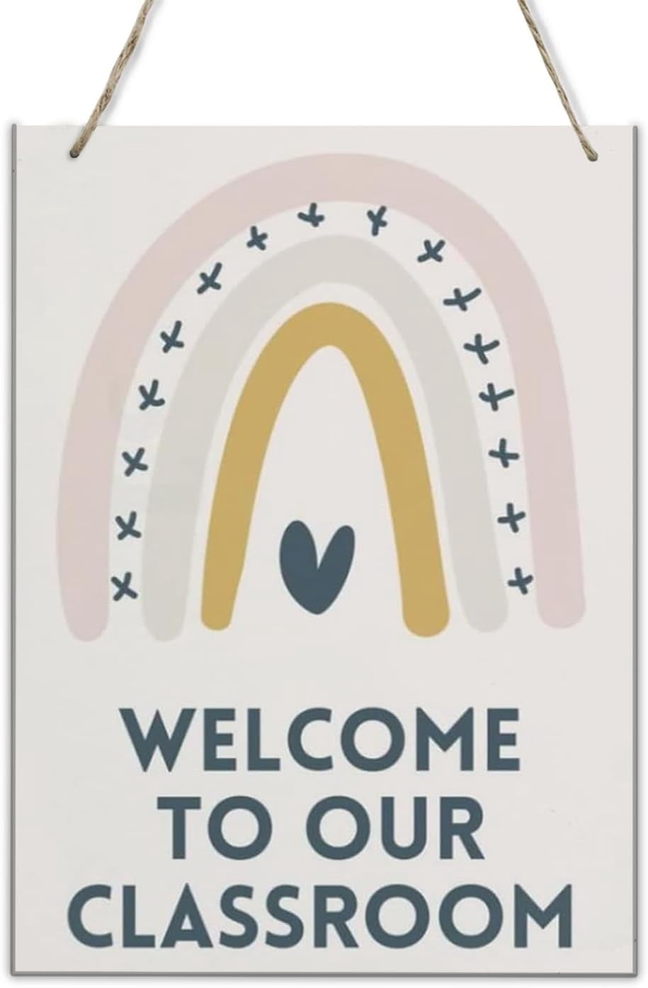 Wooden Sign 8x10 Inch Welcome To Our Classroom Vintage Wooden Sign ...