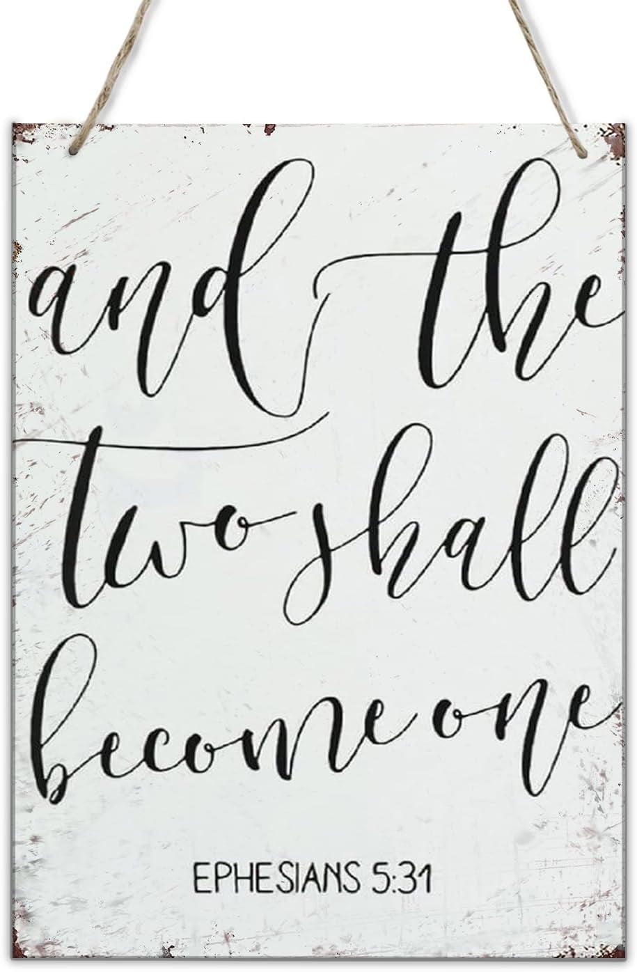 Wooden Sign 8x12 Inch And The Two Shall Become One Wood Sign Wedding ...