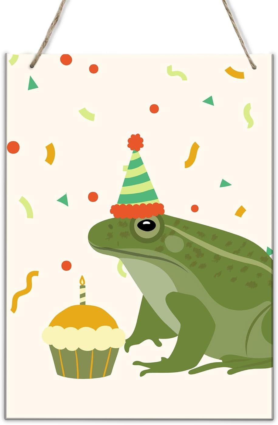 Wooden Sign 8x12 Inch Cute Frog Vintage Wooden Signs Vintage Wall Decor ...