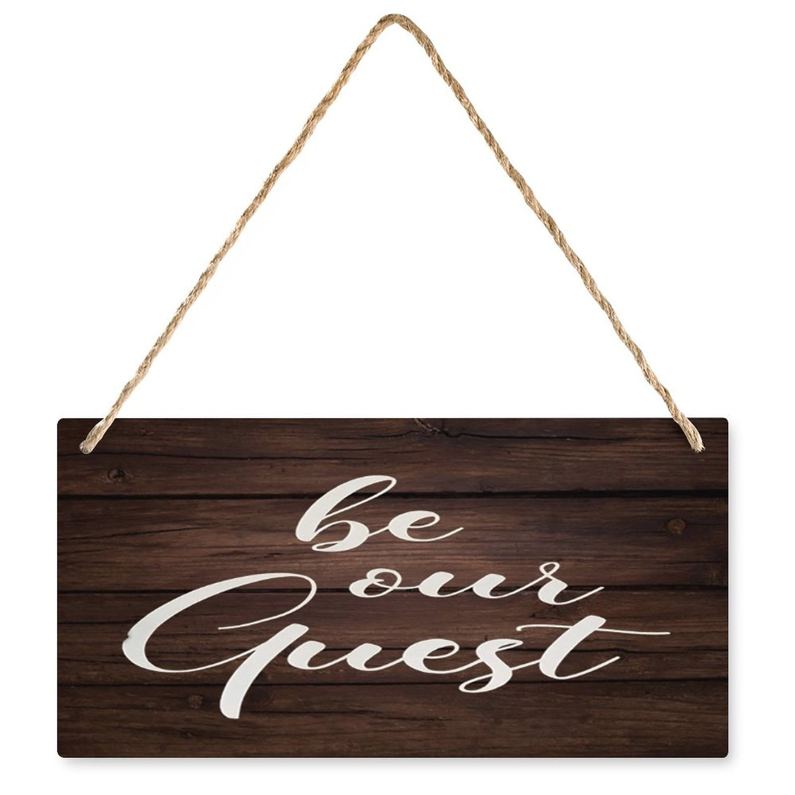 Wooden Sign Be Our Guest Guest Bedroom Room Sign Bedside Table Sign ...