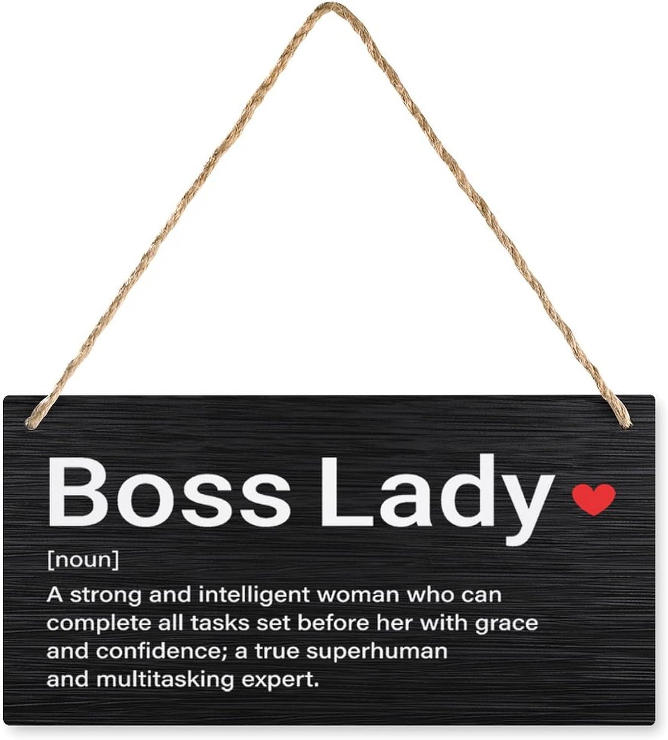 Wooden Sign Boss Lady Definition Boss Woman Woman Definition Sign ...