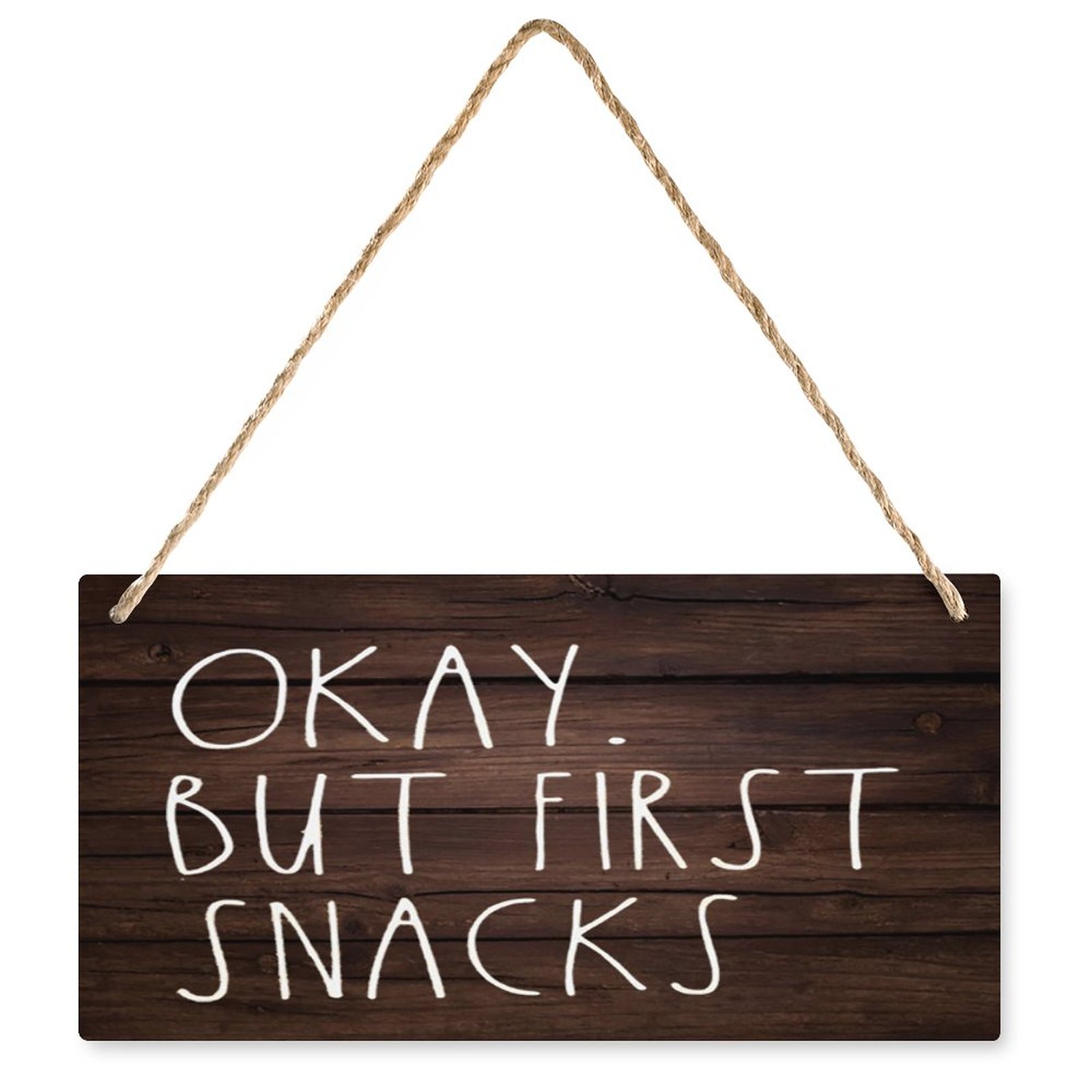 Wooden Sign But First Snacks Farmhouse Kitchen Decor. Tiered Tray Sign ...