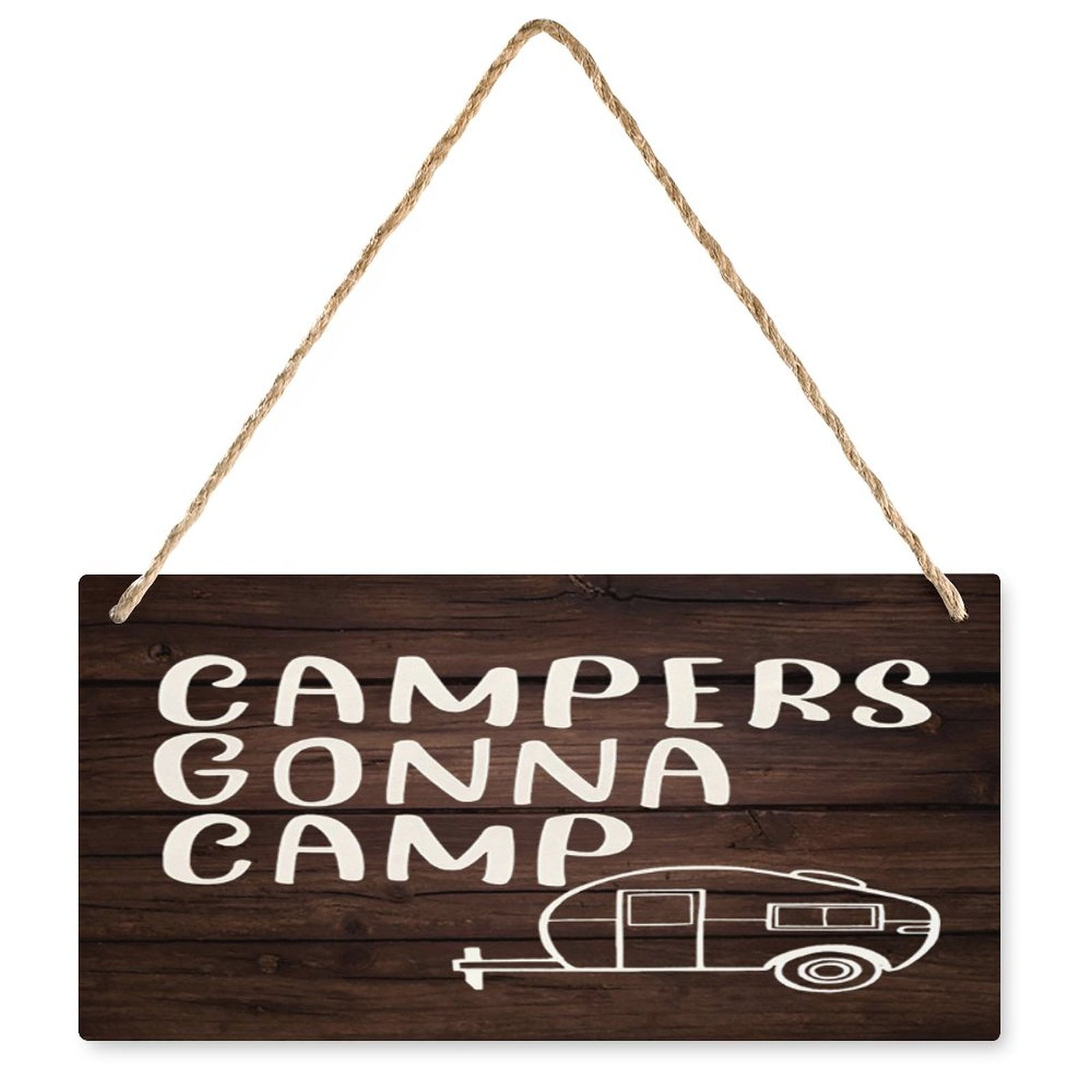 Wooden Sign Campers Gonna Camper Camping Decor Funny Campers Signs ...