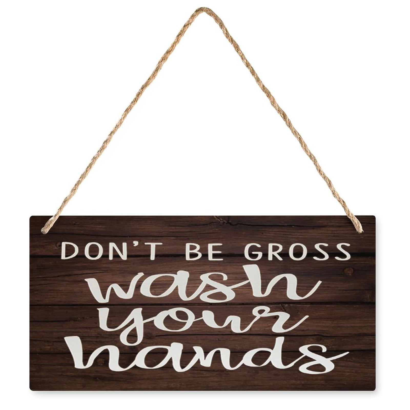 Wooden Sign Dont Be Gross Wash Your Hands Funny Bathroom Sign Hanging ...