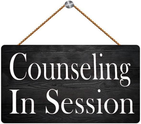 Wooden Sign For Front Door Counseling In Session Custom Wood Sign ...