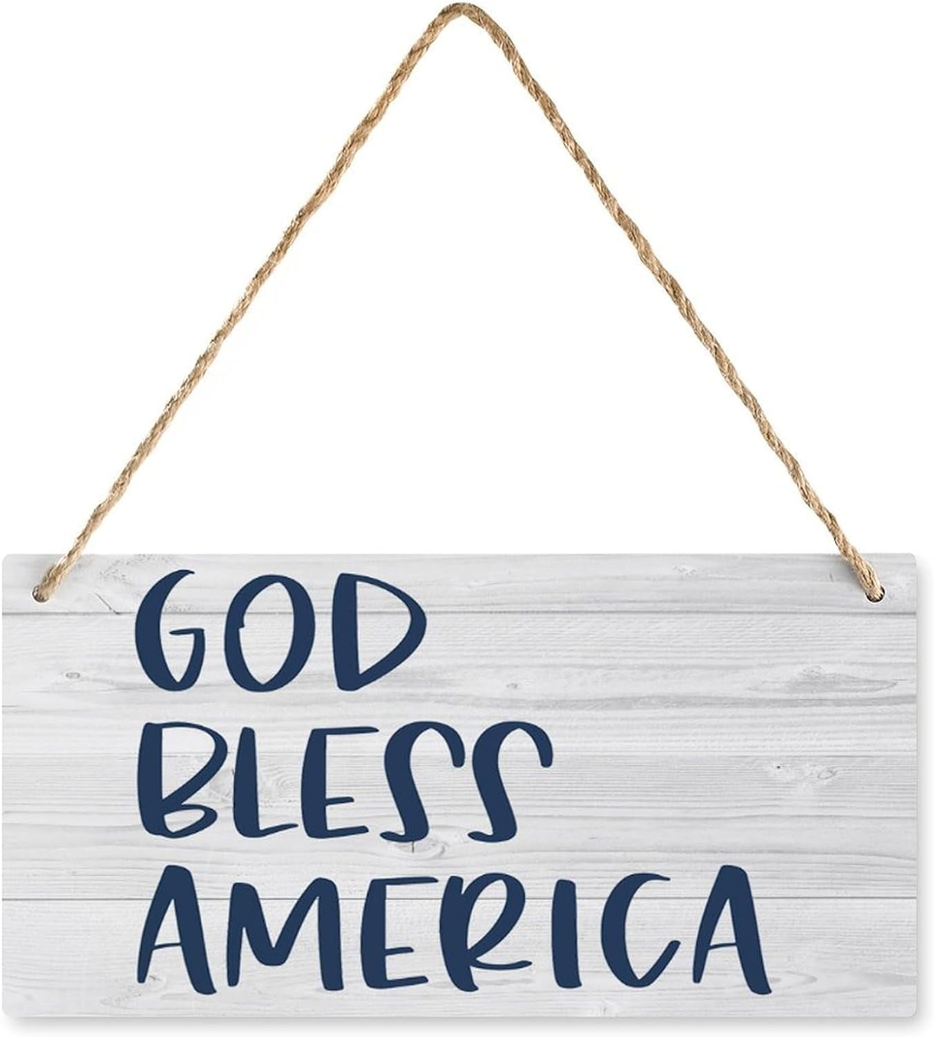 Wooden Sign God Bless America Sign Wooden Decorations Wall Office Wood ...