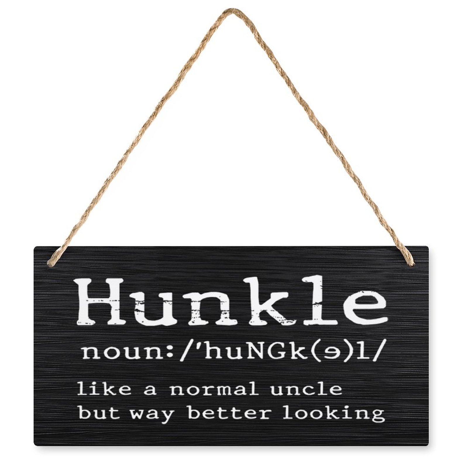 Wooden Sign Hunkle Hunkle Definition Funny Saying Quote Perfect Sign ...