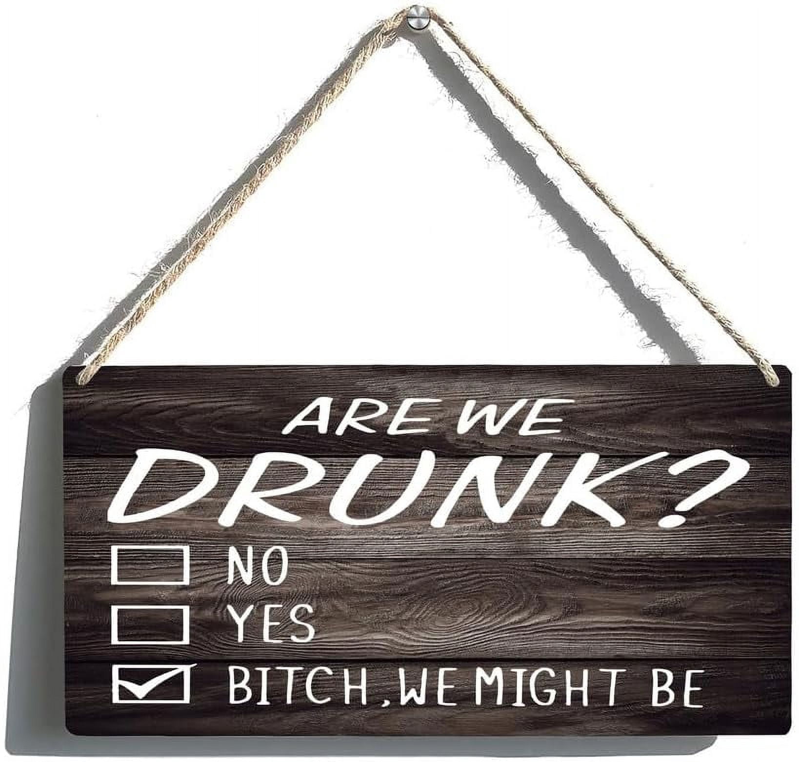 Wooden Sign Room Decorations Funny Yard Signs If You See Me In My Yard ...