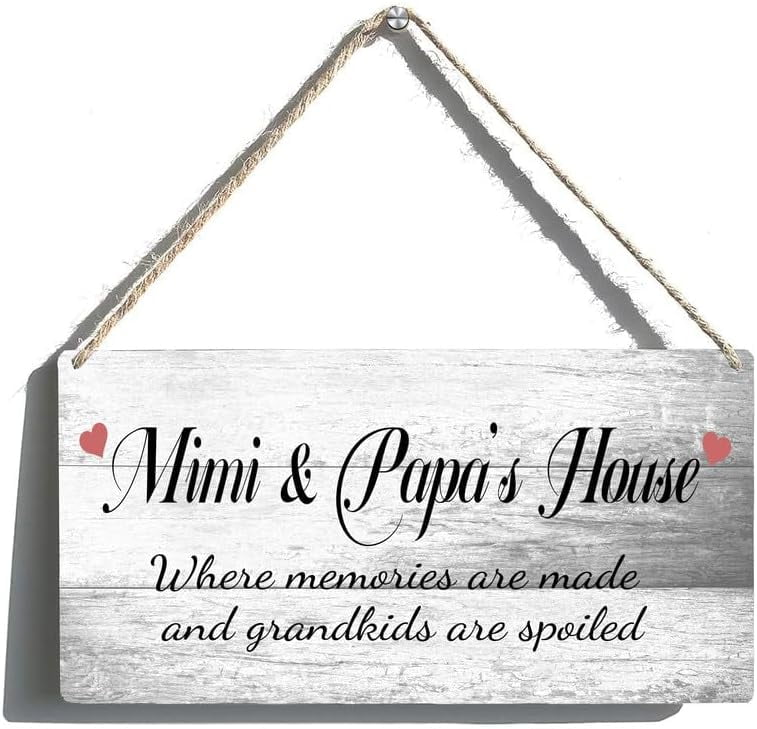 Wooden Sign Room Decorations Mimi And Papa'S House Rustic Sign Where ... Wooden Sign Room Decorations Mimi And Papa'S House Rustic Sign Where ...