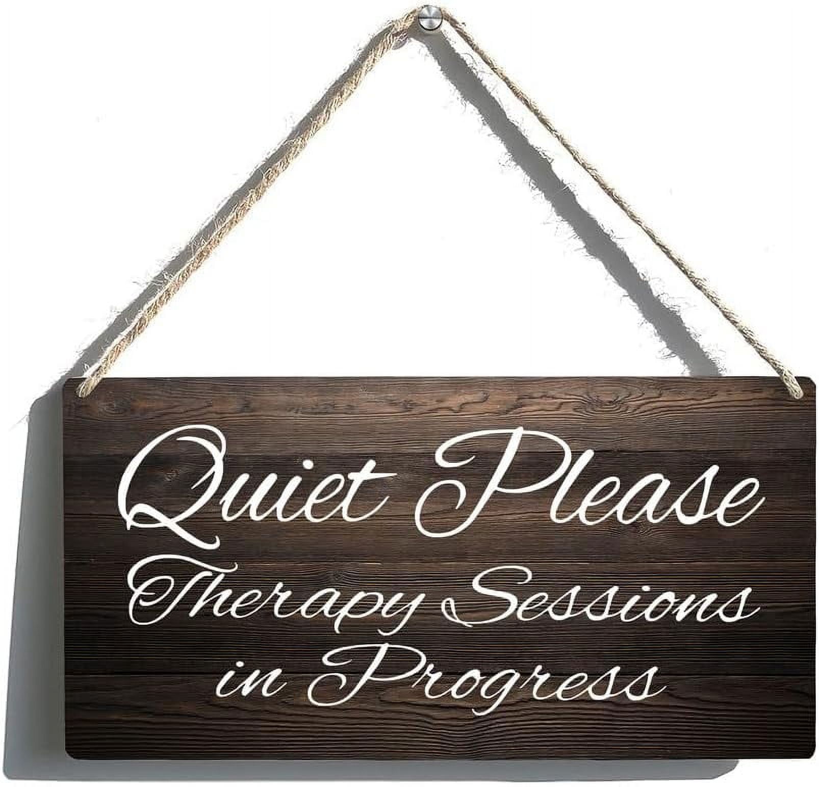 Wooden Sign Room Decorations Therapy Door Sign Therapy Sign Therapy ...