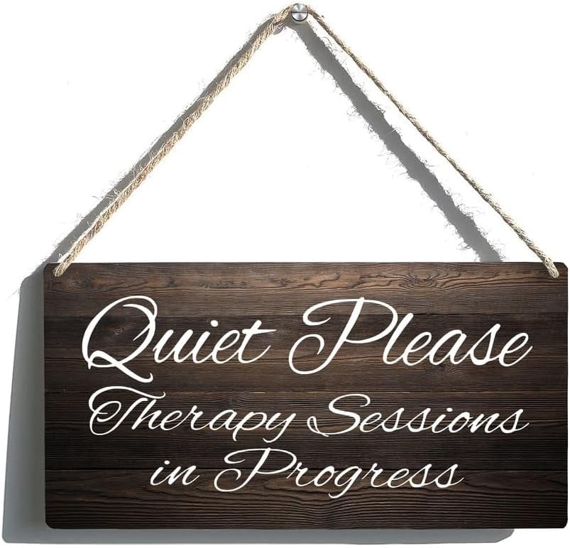 Wooden Sign Room Decorations Therapy Door Sign Therapy Sign Therapy ...