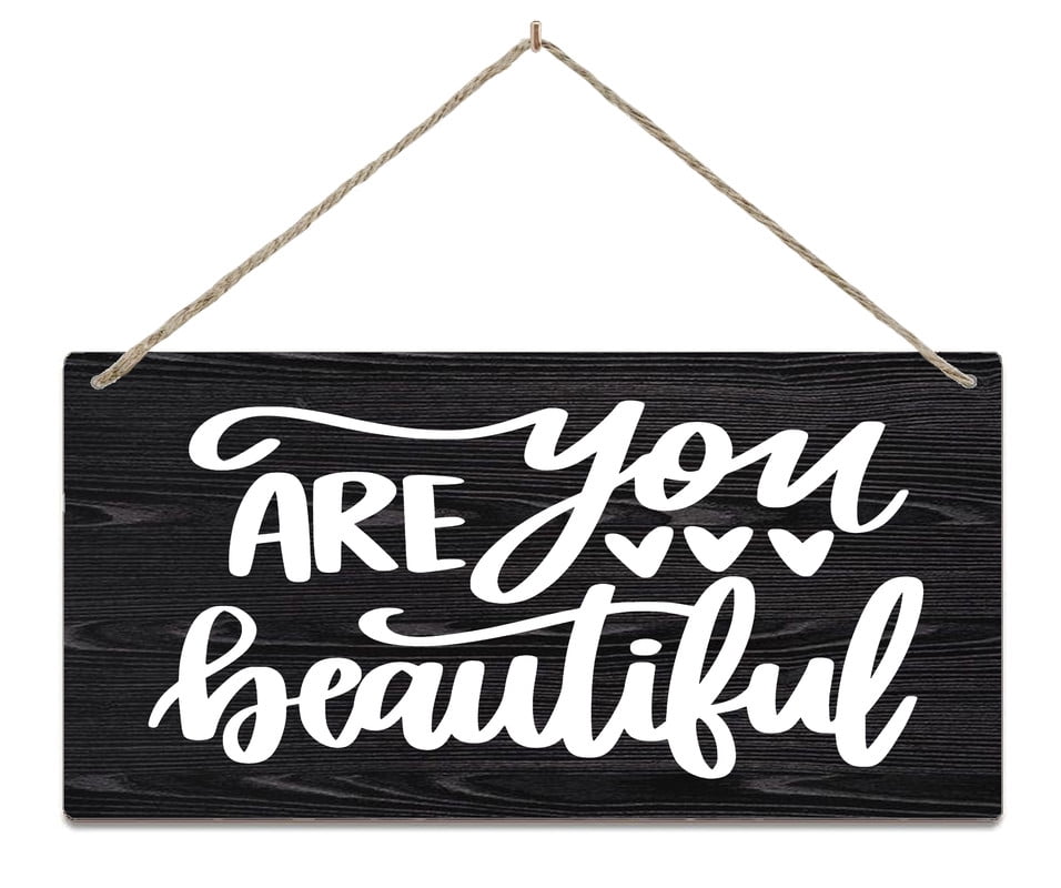 Wooden Sign Room Decorations You Are Beautiful Sign Self Love Sign ...