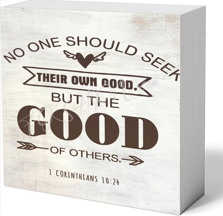 Wooden Sign No In All These Things We Are More Than Conquerors Through ...