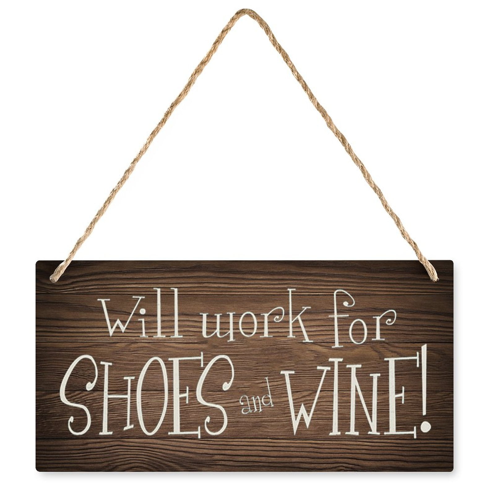 Wooden Sign Will Work For Shoes And Wine! Wood Sign Decor Home Vintage ...
