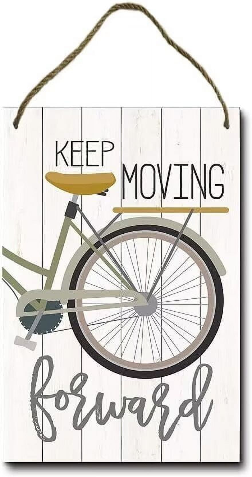 Wooden Signs/Keep Moving Forward Hanging Sign Kitchen Cafe Pub Decor ...