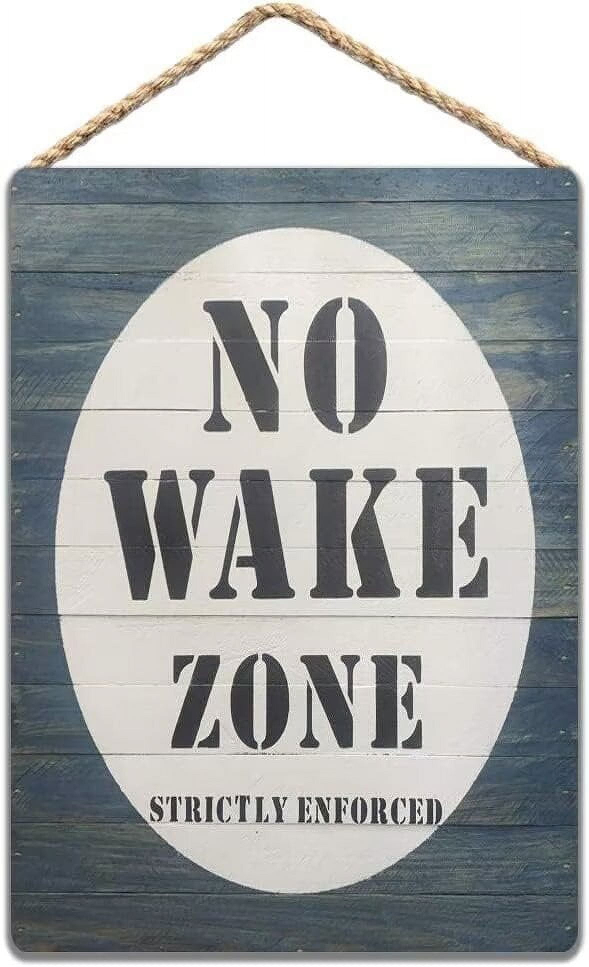 Wooden Signs/No Wake Zone Strictly Enforced Blue & White Kitchen Cafe ...