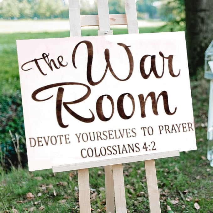 Wooden Signs/War Room Printed Wooden Sign Colossians 42 Prayer Bible ...