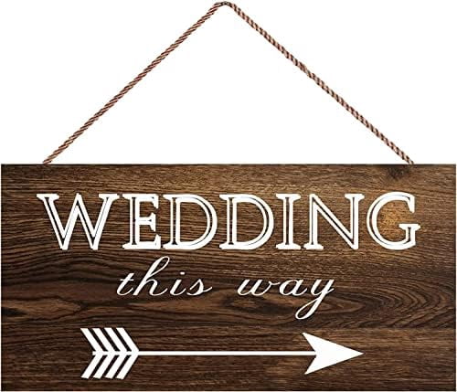 Wooden Signs/Wedding This Way Wood Sign Entrance Sign, Boutique Sign ...