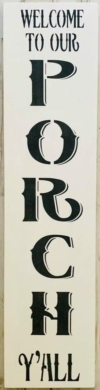 Wooden Signs/Welcome to Our Porch Y'all, Welcome Sign, Porch Sign ...
