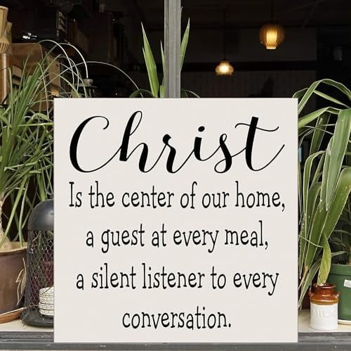 Wooden Signs/is The Center of Wood Sign, Sign, a Guest Every Meal, a ...