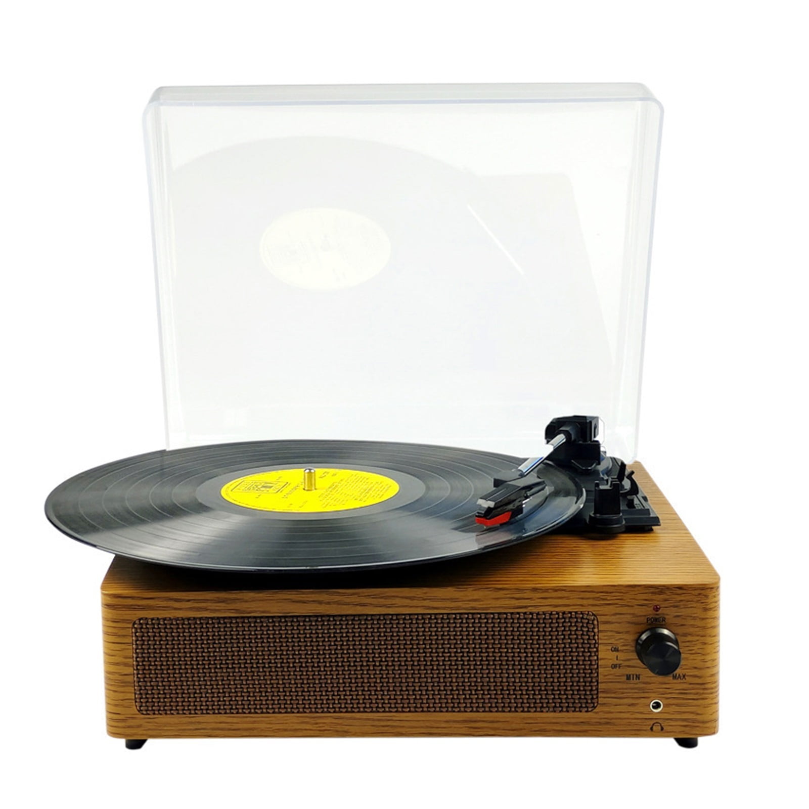Wooden Simple Vintage Phonograph Wireless Vinyl Record Player With ...