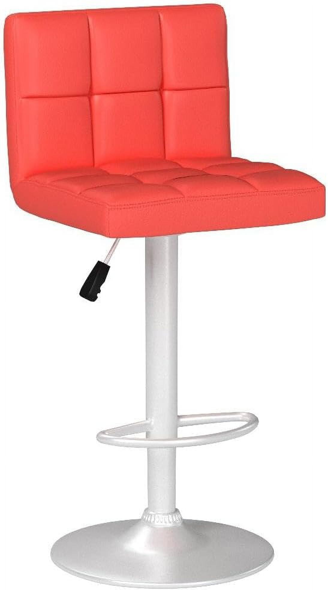 Bar Stools Modern Pu Leather Swivel Adjustable Hydraulic Bar Stool ...