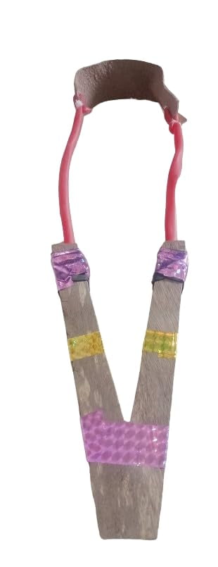 Wooden Slingshot (Gulel) Toy For Kids/Flat Rubber Slingshot Gulel ...