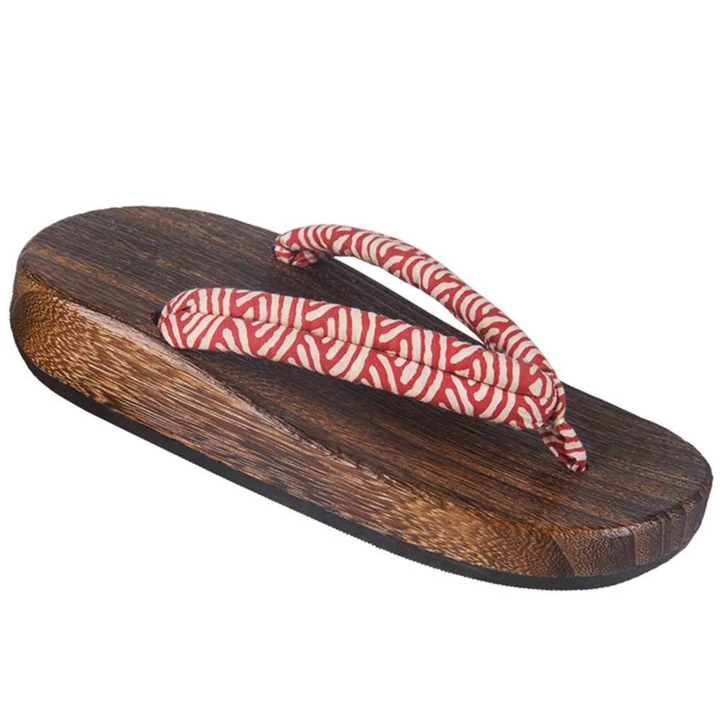 Wooden Slippers Traditional Clogs Geta for Men Women, Mens House ...