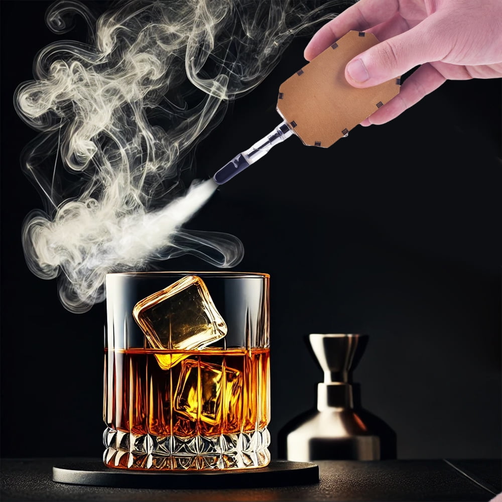 Wooden Smoke Machine Handmade Rechargeable Remote Control Mini Fog ...