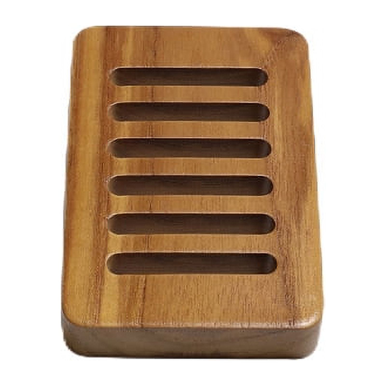 Wooden Soap Display Rack for Storage Use Khaki Compact Versatile Plate ...