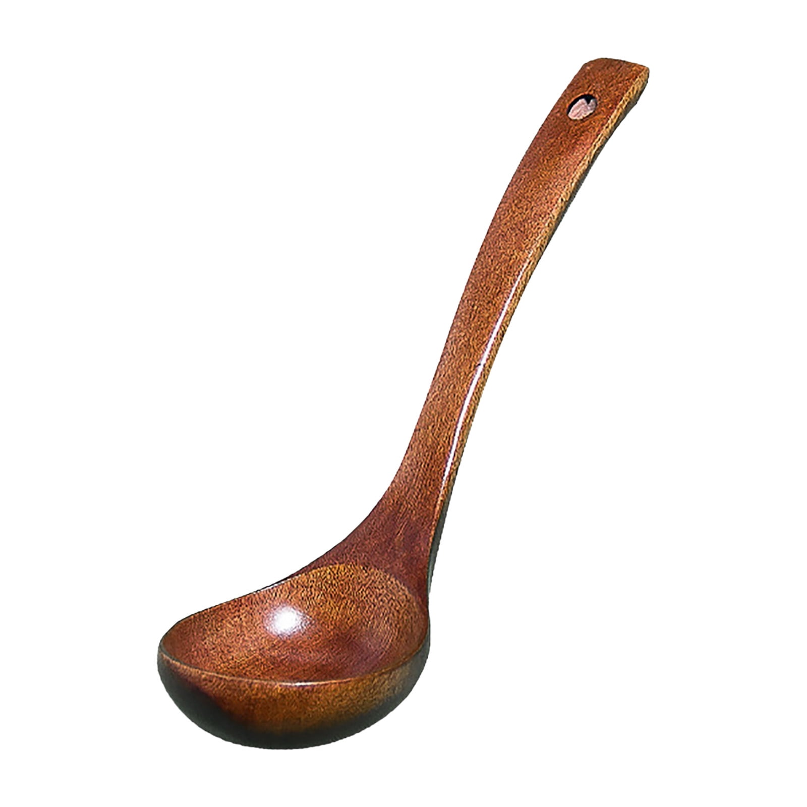 Wooden Soup Ladle, Handle Medium Scoop Utensil for Serving & Cooking ...
