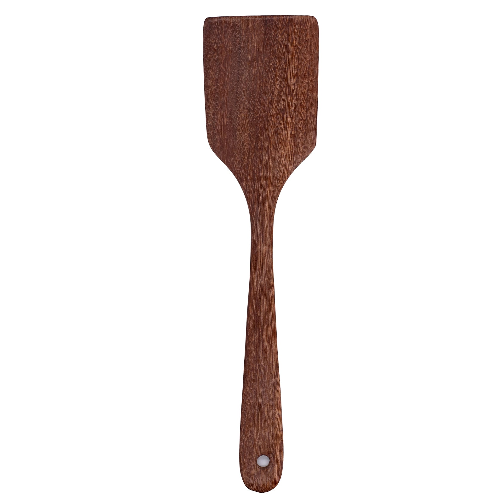 Wooden Spatula Flat Spatula Round Hole Thick Handle Salad Mixing ...