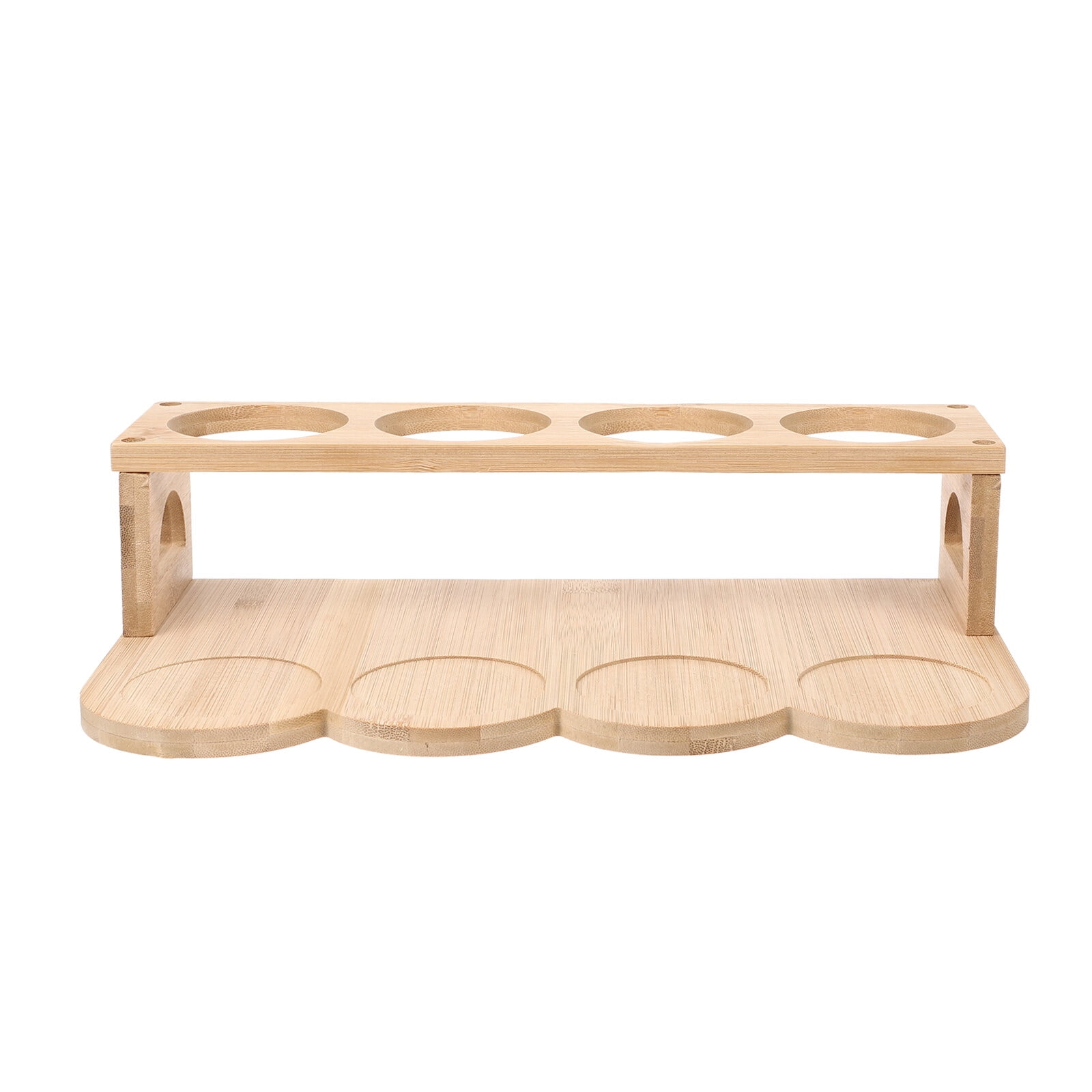 Wooden Spice Rack Wood Spice Jar Holder Wood Seasoning Stand Multi-use ...