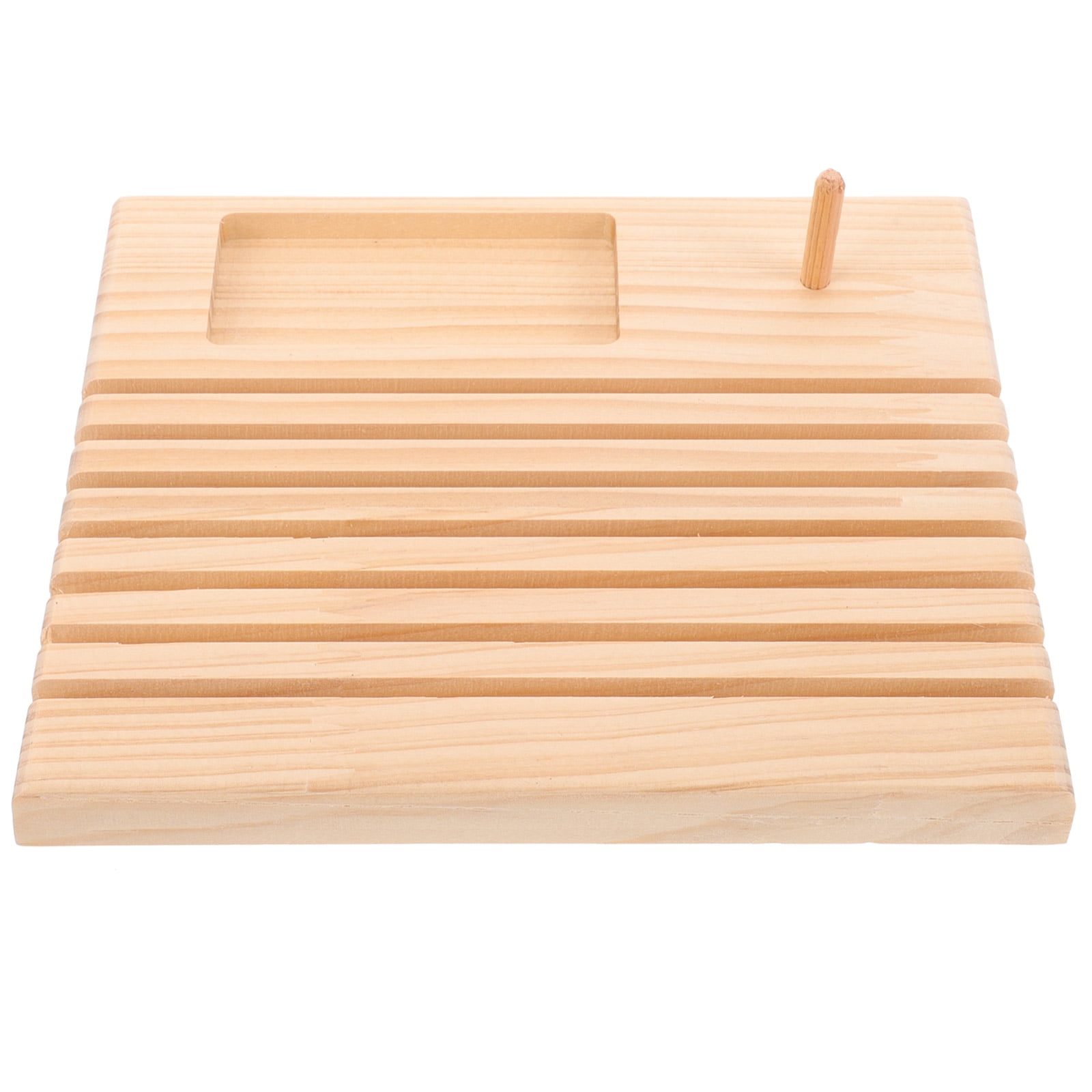 Wooden Spool Holder Household Spool Ruler Storage Rack Solid Sewing ...