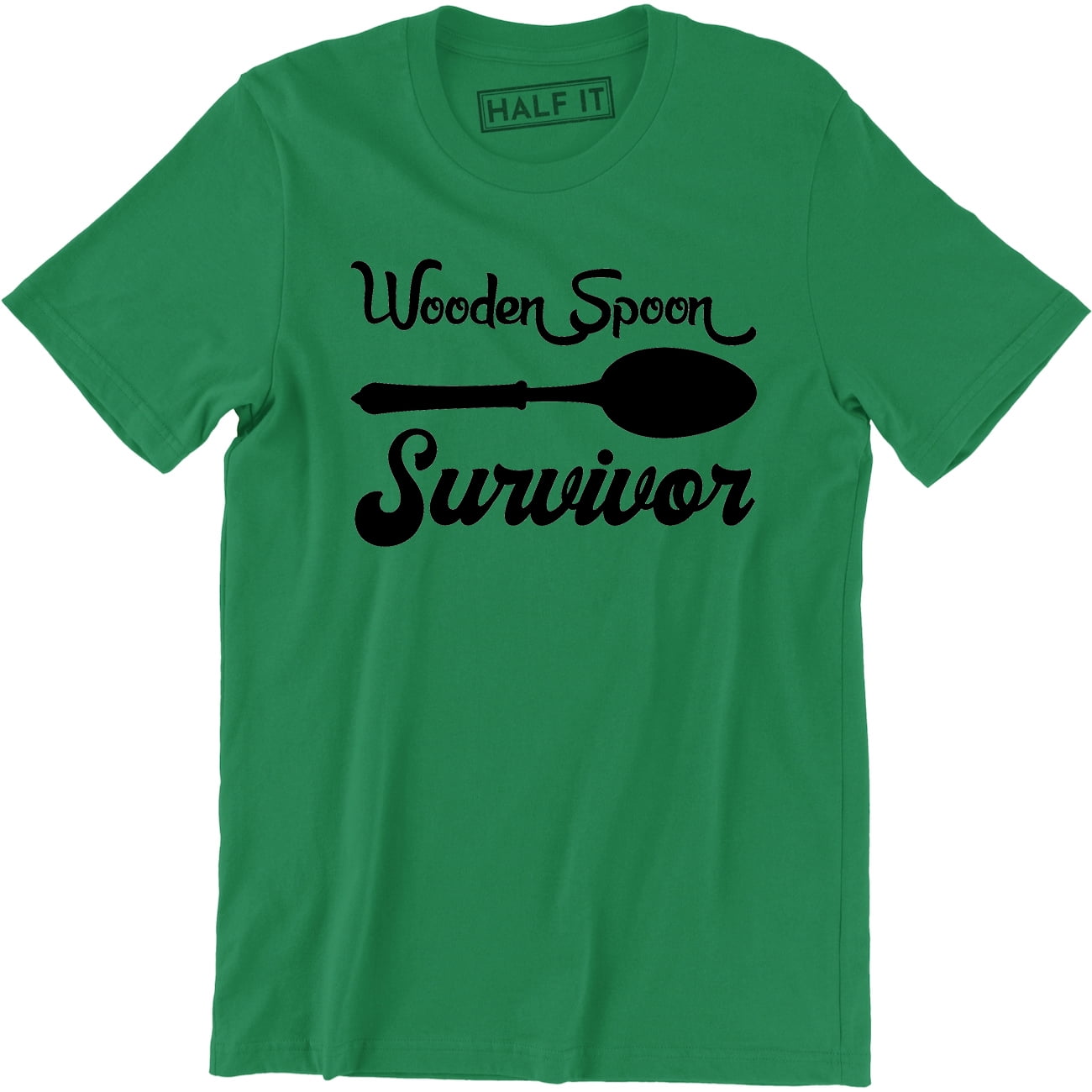 Wooden Spoon Survivor Funny Humour Joke College Cool Student Slogan ...
