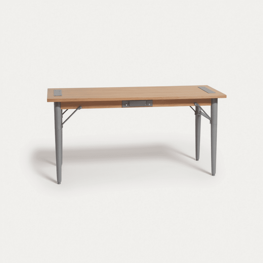 Wooden Square Dining Table that Doubles as a Writing Desk - Space ...