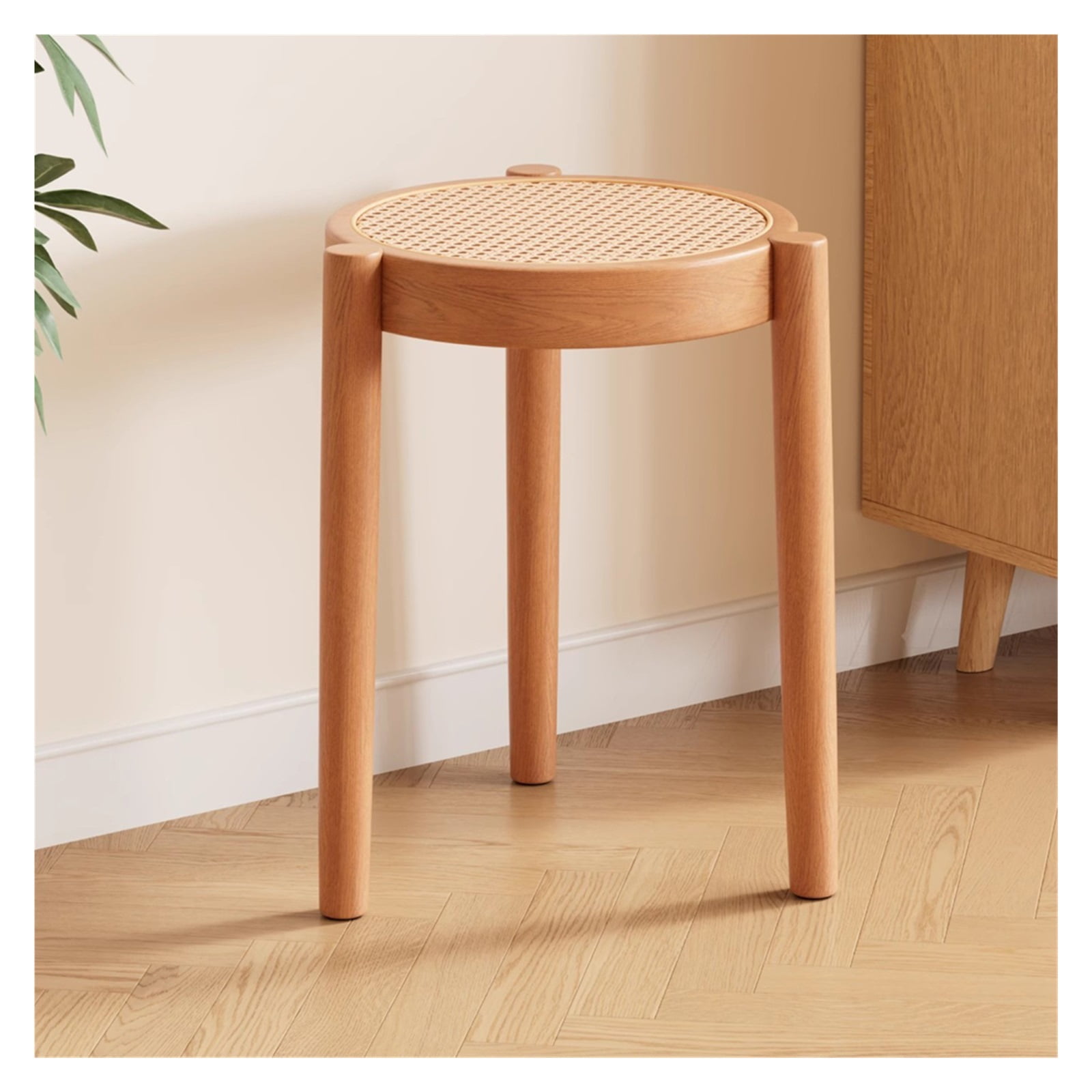 Wooden Stackable Stool Portable Backless School Chairs Portable ...